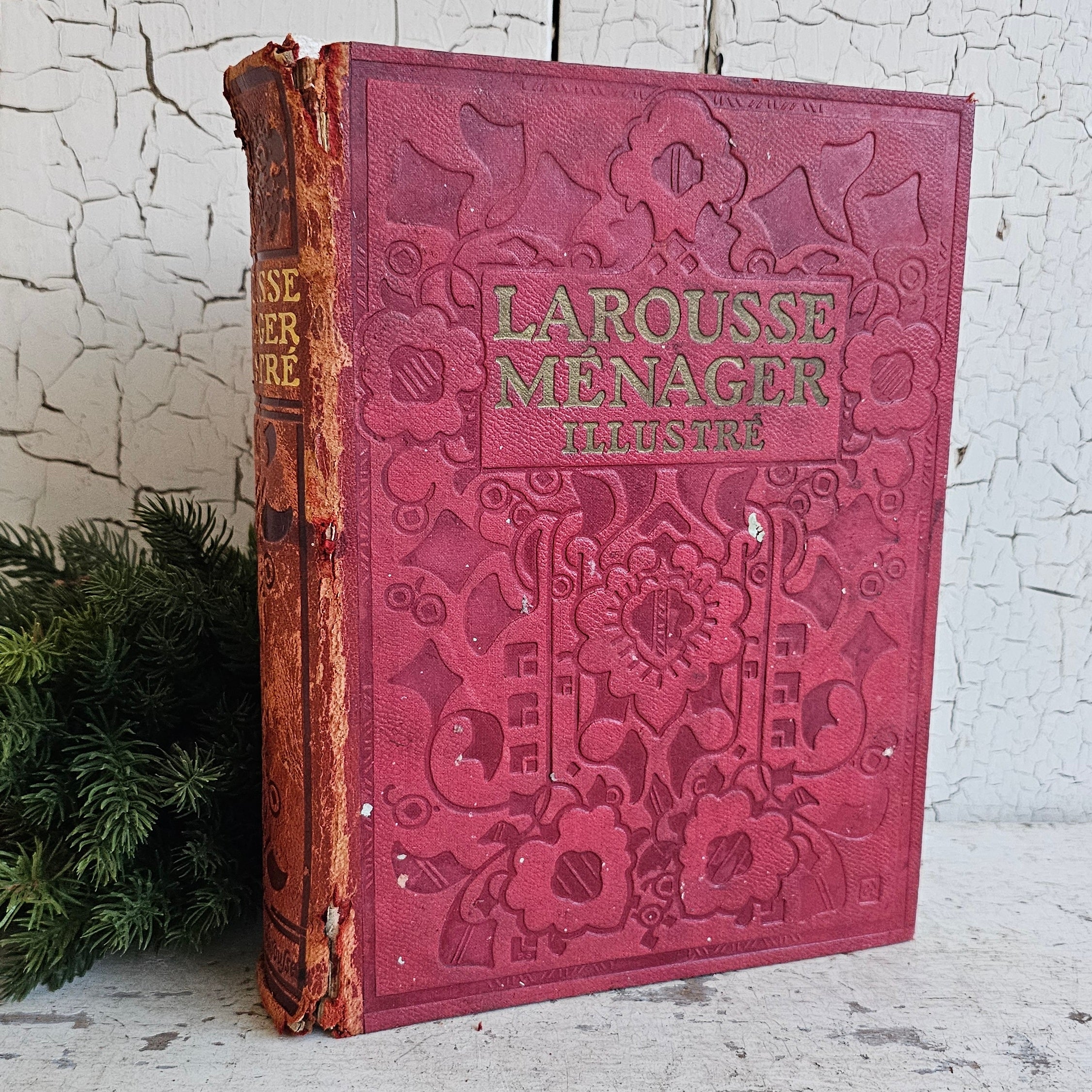 Antique 1926 French Larousse Menager Illustre Dictionary – Olde Tyme ...