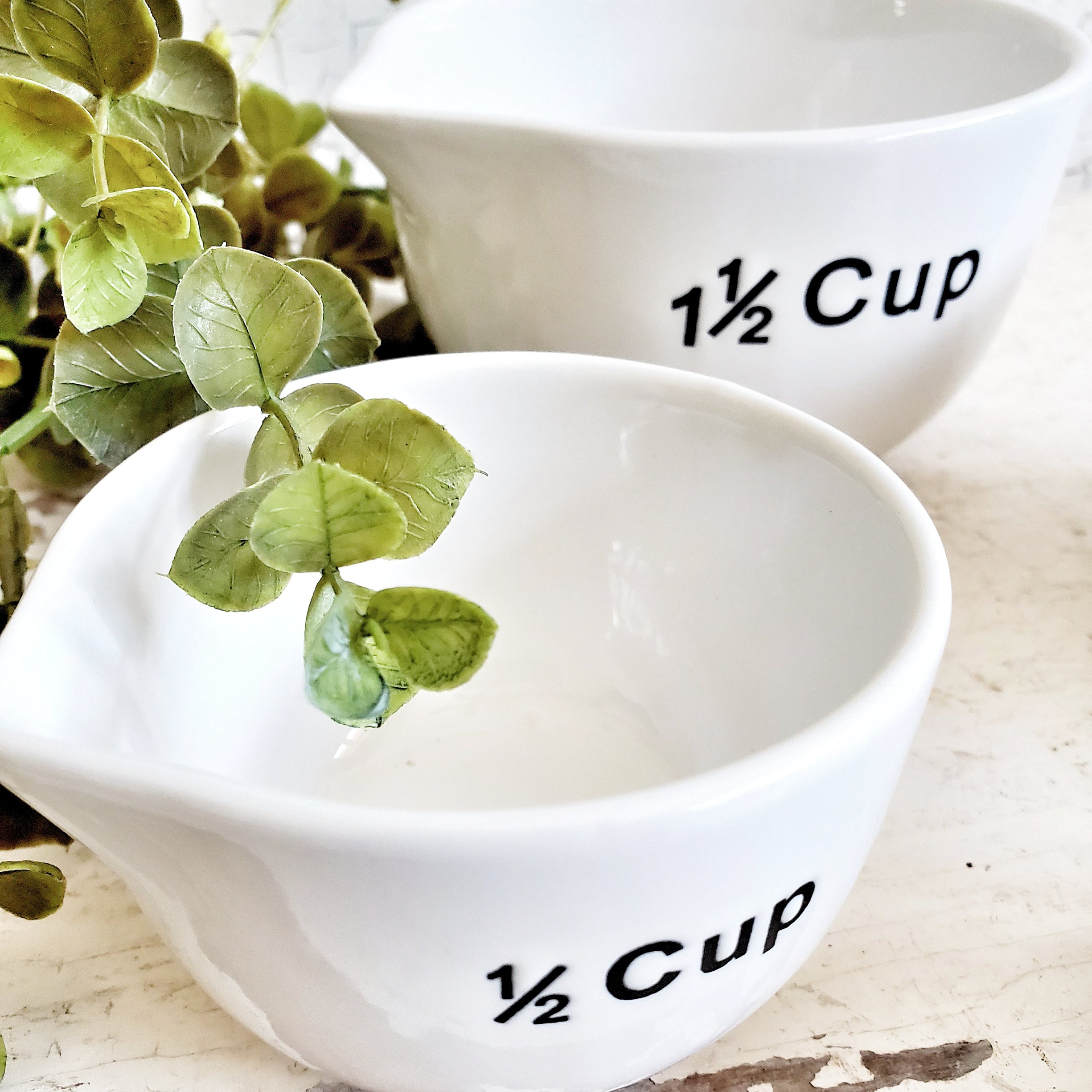 Set of 4 Ceramic Nested Measuring Cups – Olde Tyme Marketplace